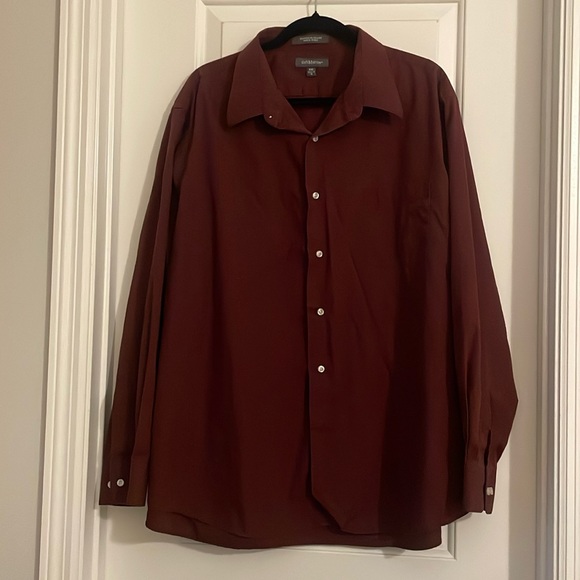 croft & barrow | Shirts | Burgundy Button Up Dress Shirt | Poshmark